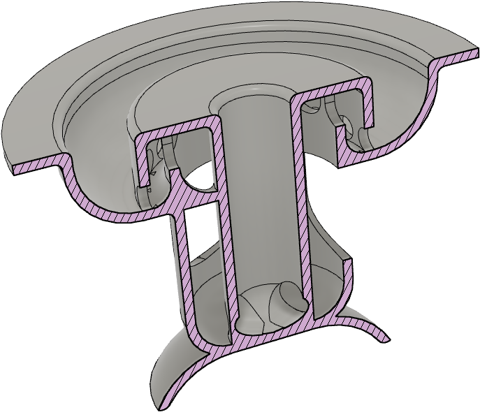 Cap plate for rectification by z-yurets | Download free STL model ...