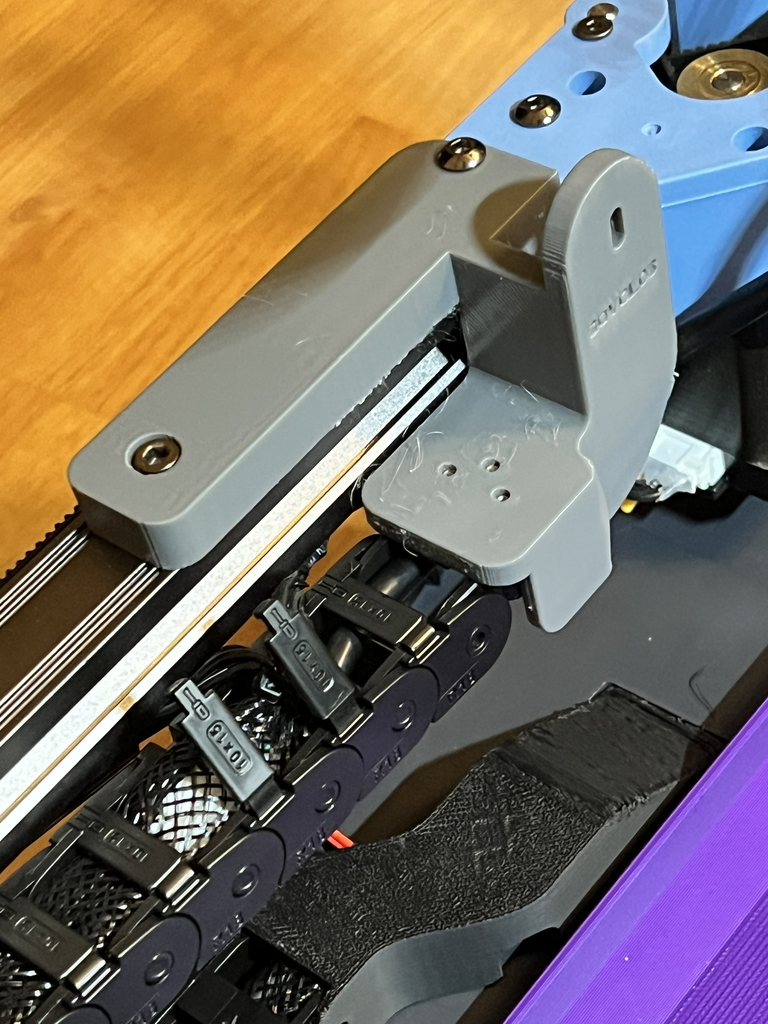 SV08 alternative cable chain mount by 1nt4x | Download free STL model ...