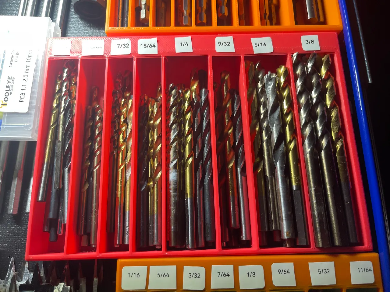 Drill Bit Trays by SomeZ3D | Download free STL model | Printables.com