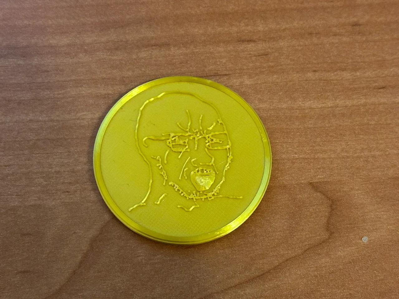 Chad/Soyjack coin by Cabacitor | Download free STL model | Printables.com