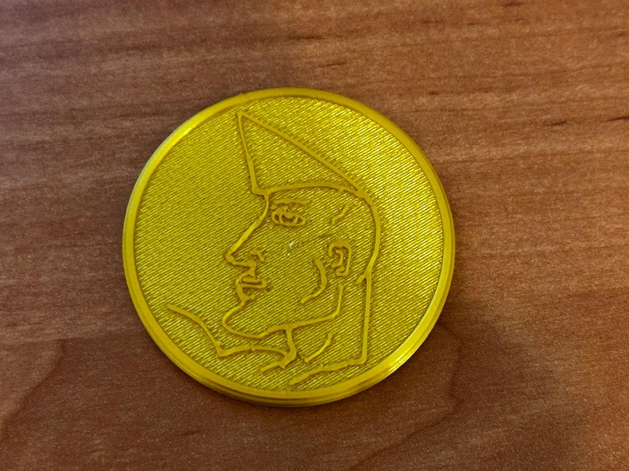 Chad/Soyjack coin by Cabacitor | Download free STL model | Printables.com