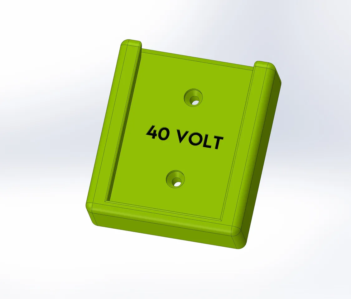 Ryobi 40 Volt Battery Holder by RB Tools | Download free STL model ...