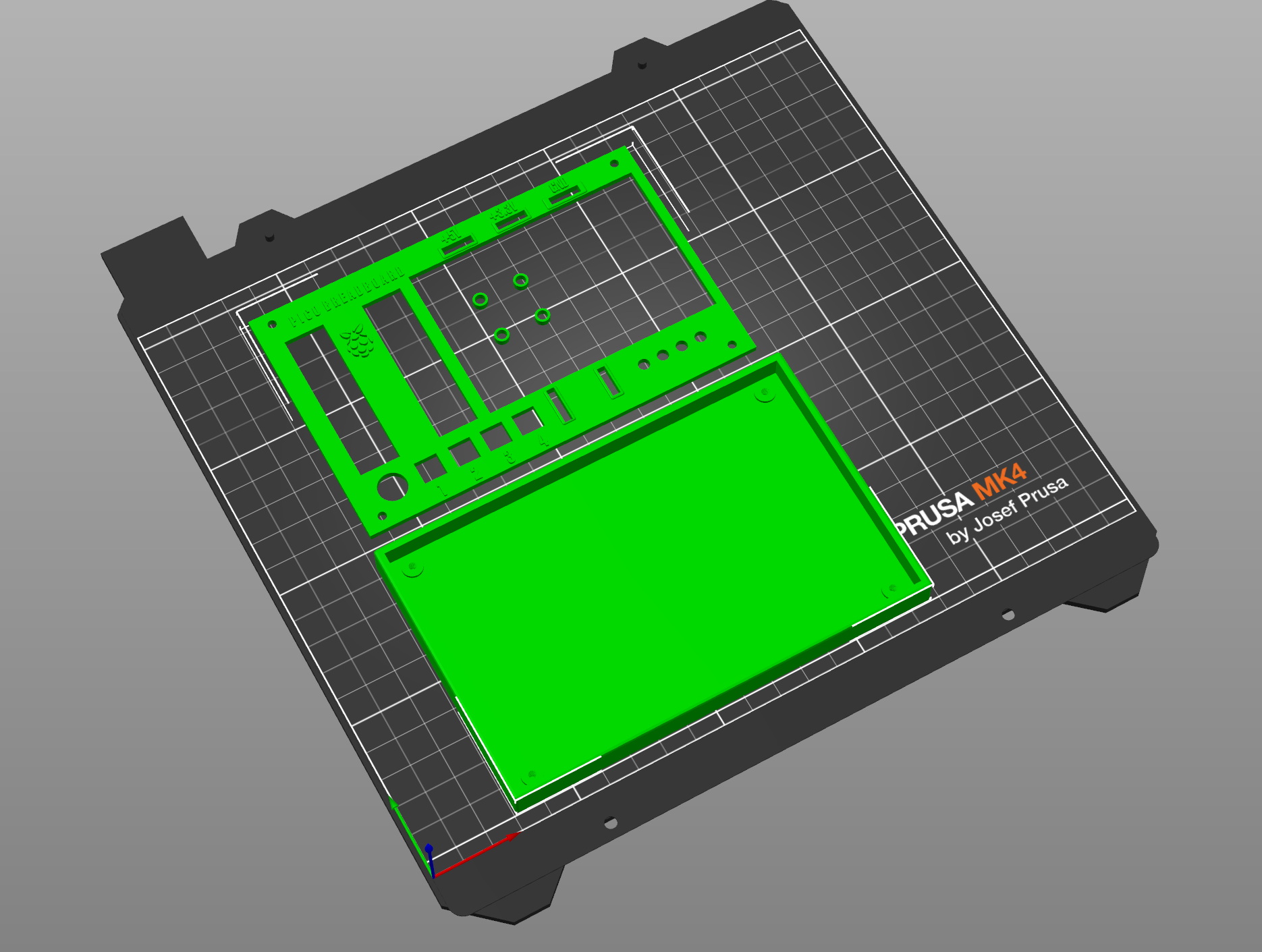 Pico Breadboard Enclosure by Cyclone-6 | Download free STL model ...