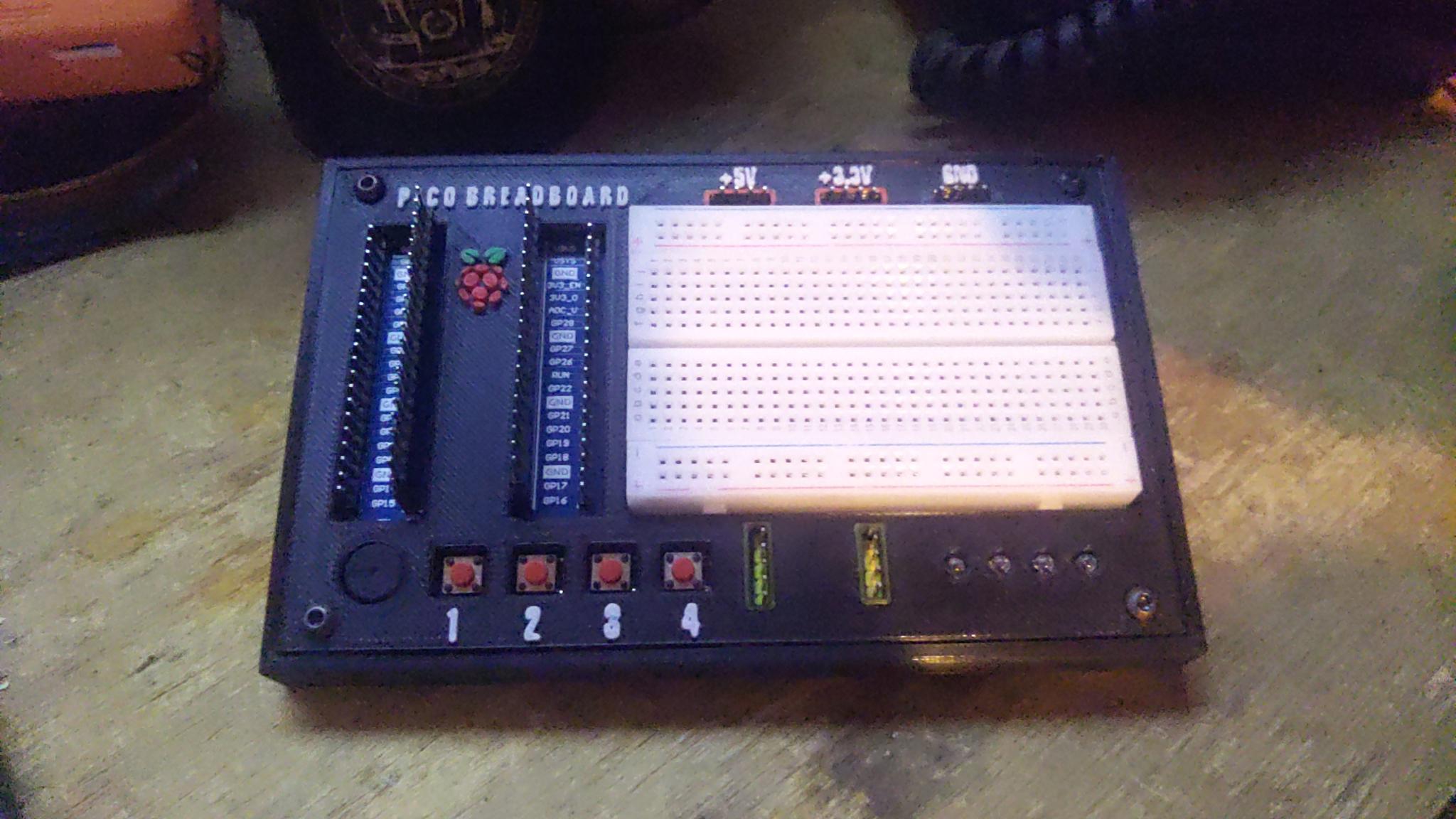 Pico Breadboard Enclosure by Cyclone-6 | Download free STL model ...