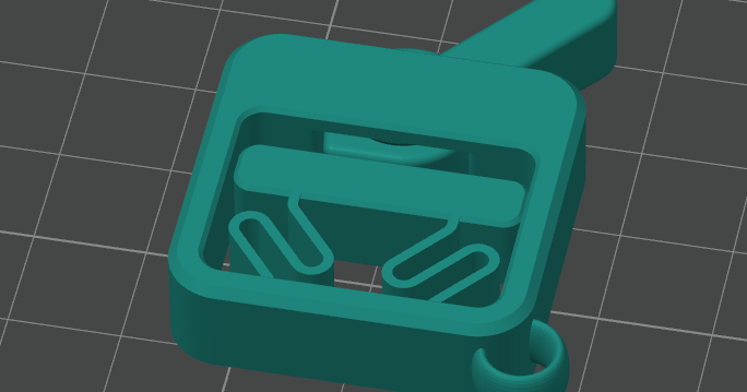 Print-in-Place Fidget Toggle Switch Keychain Normal/Loose by Viking3DK ...