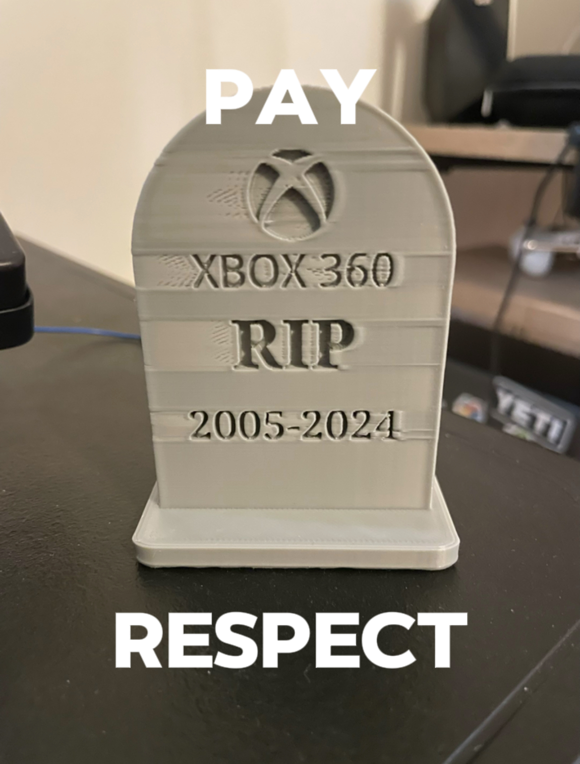 Xbox 360 grave stone by R Tech | Download free STL model | Printables.com