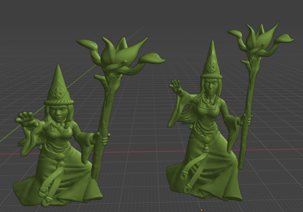 Tiny Damsel with Staff autorstwa Sergi D | Pobierz darmowy model STL ...