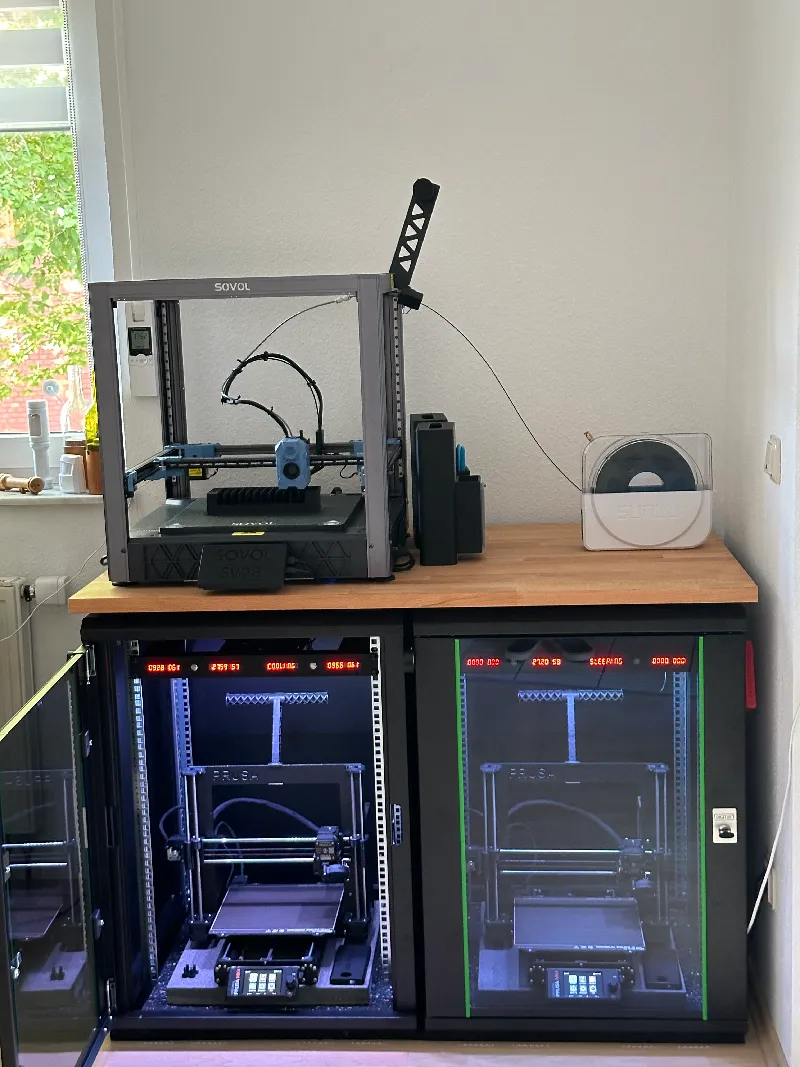 Fans N Lights (19" 3D printer cases) by AWSW | Download free STL model ...