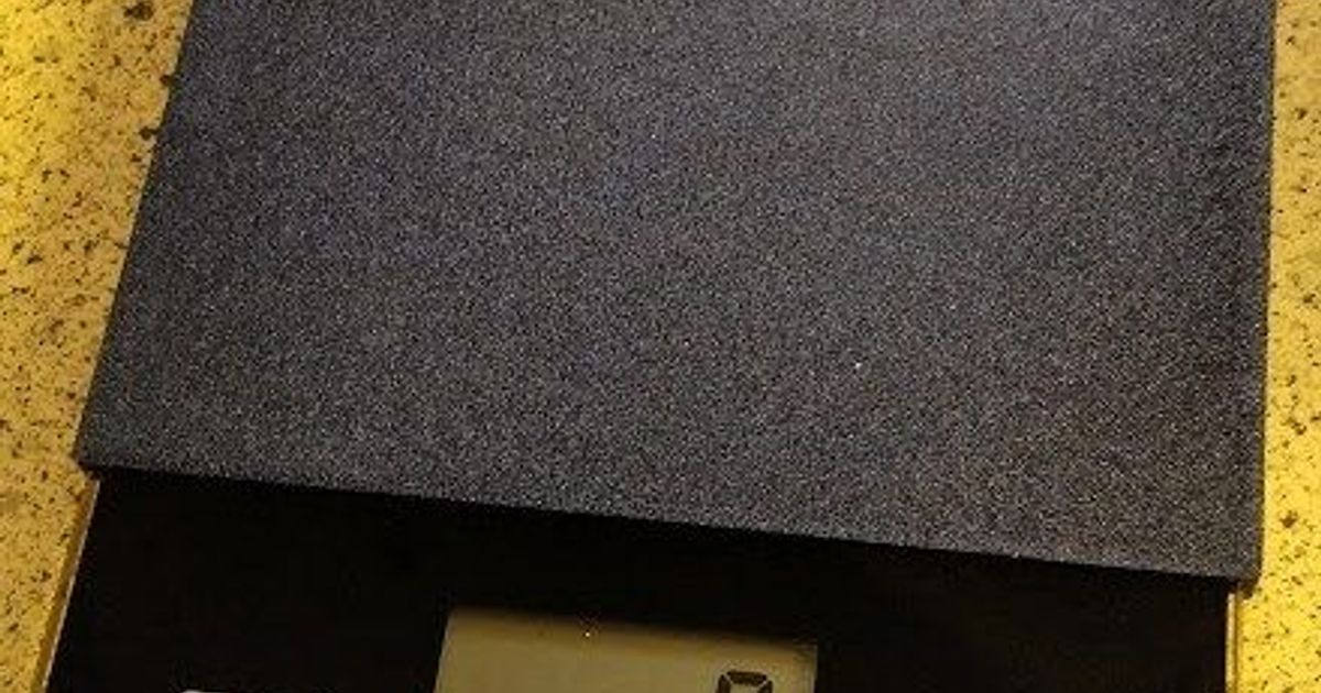 Glass Top Kitchen Scale Cover by Jamehz | Download free STL model ...