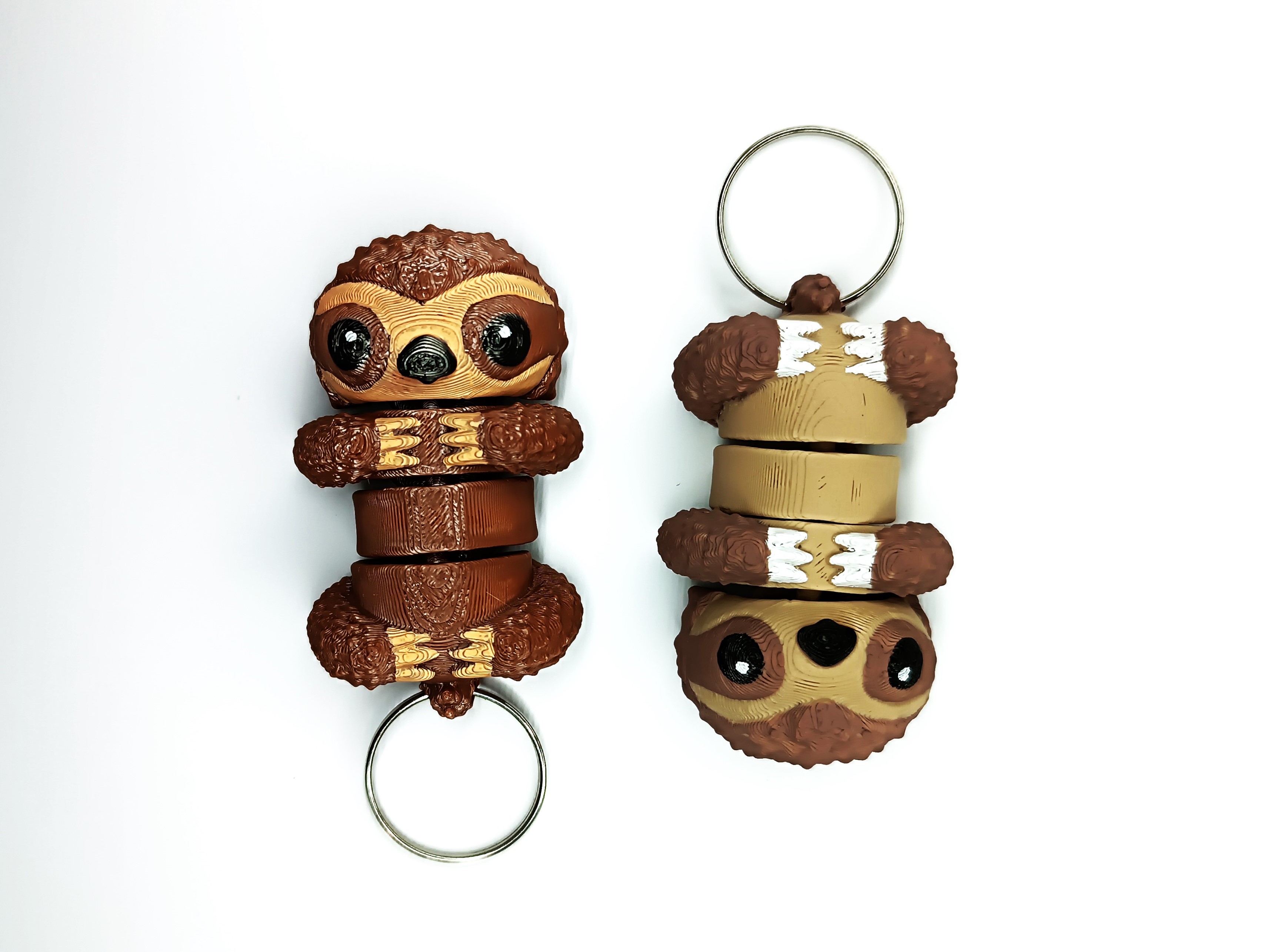 Cute Flexi Pets Sloth (Keychain & Magnet) by Valeria Momo | Download ...