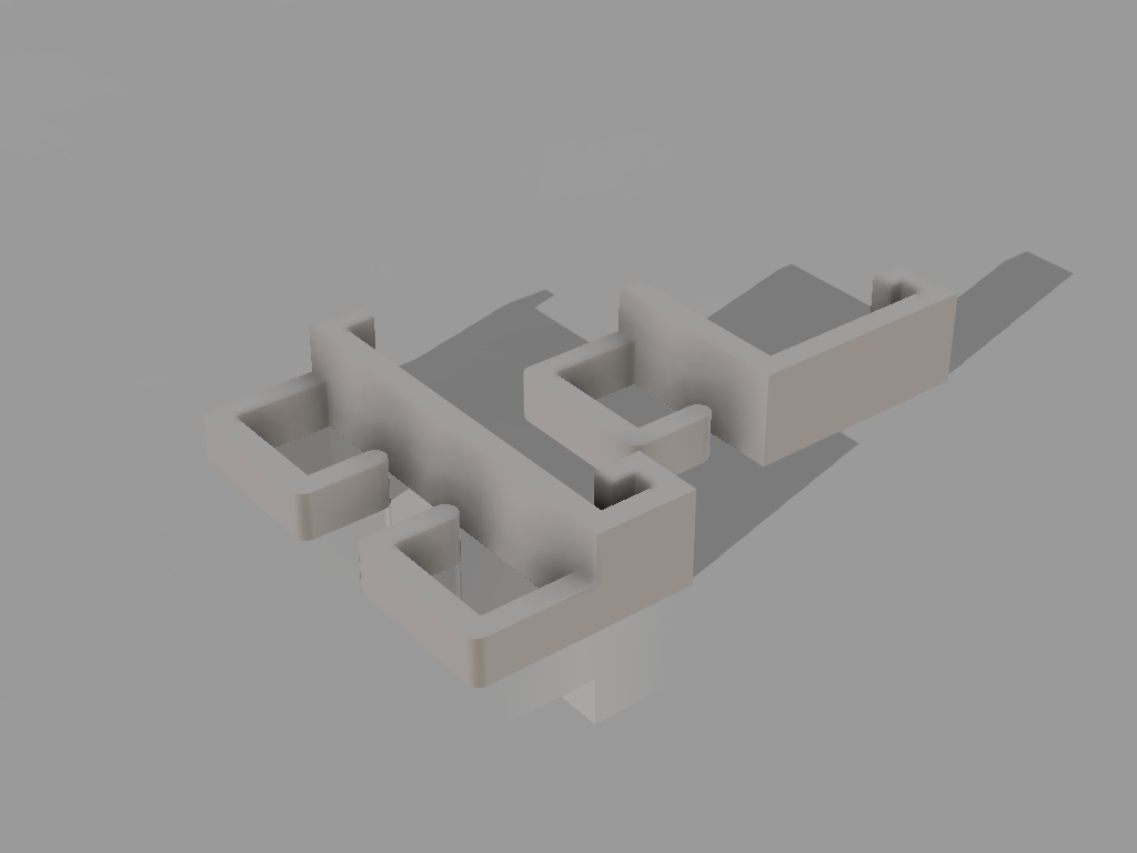 Cable Runner Brackets for 3D Printing Wall by Adam Starbuck | Download ...