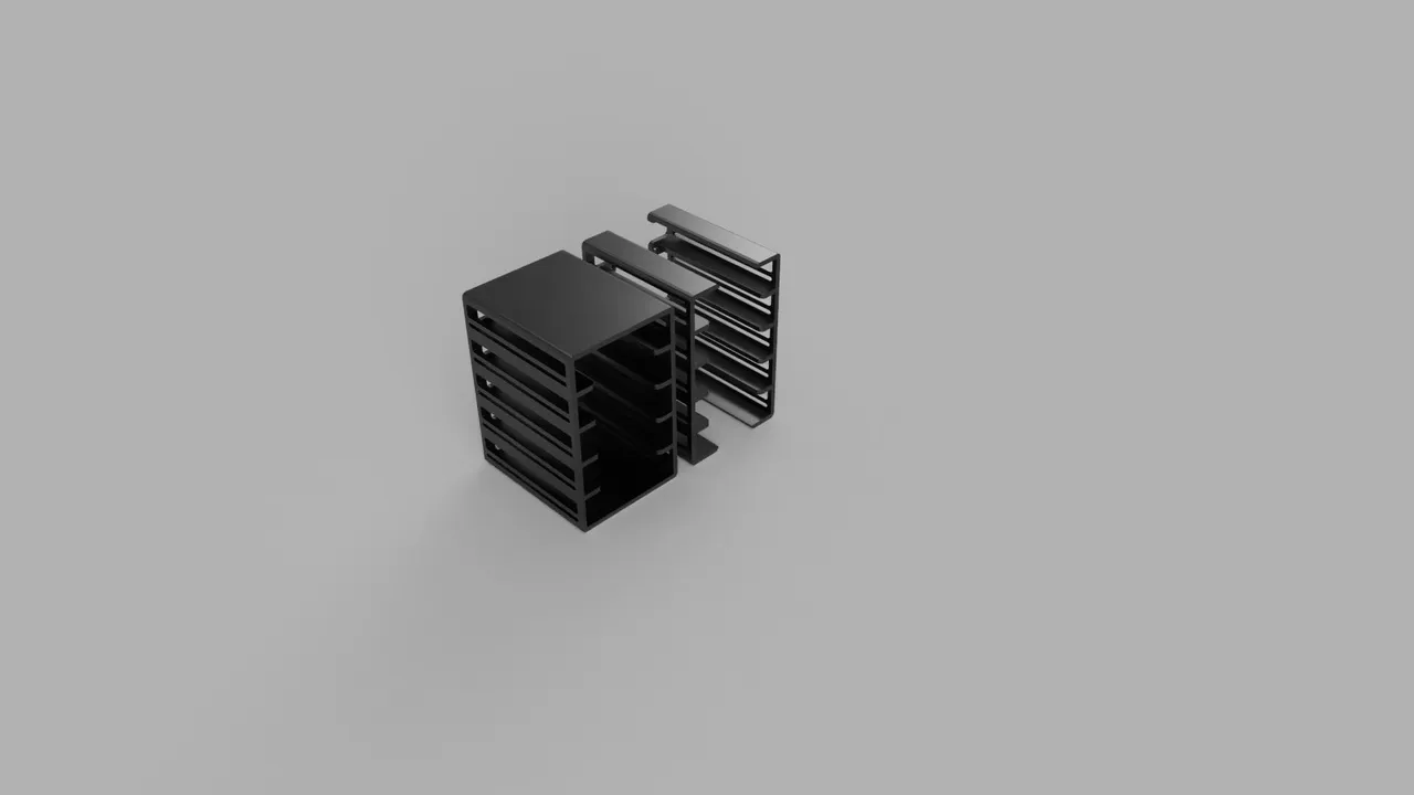 3.5inch HDD Rack by Gabriel Coq | Download free STL model | Printables.com