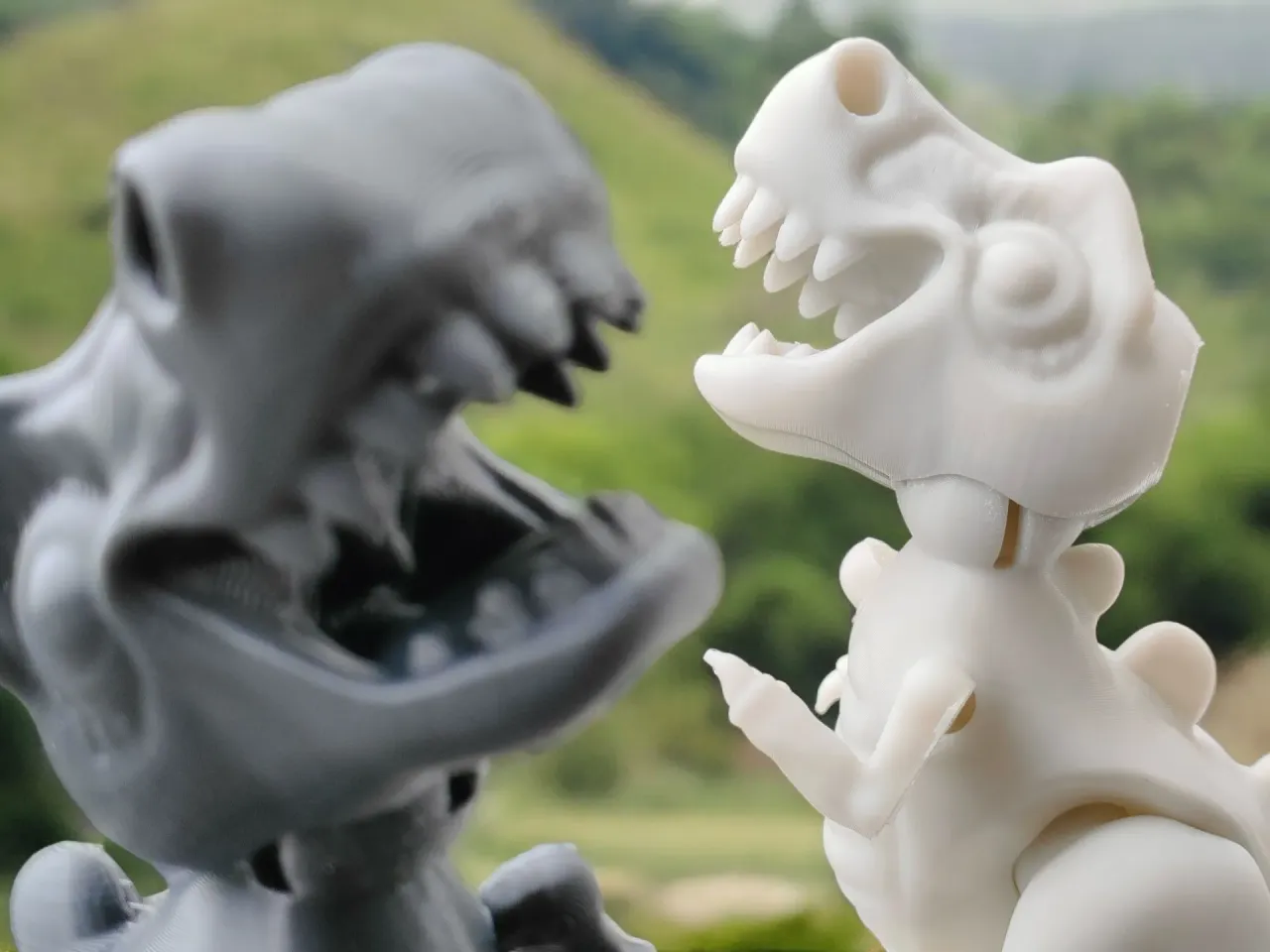 Happy T-Rex by TomczukCustoms | Download free STL model | Printables.com