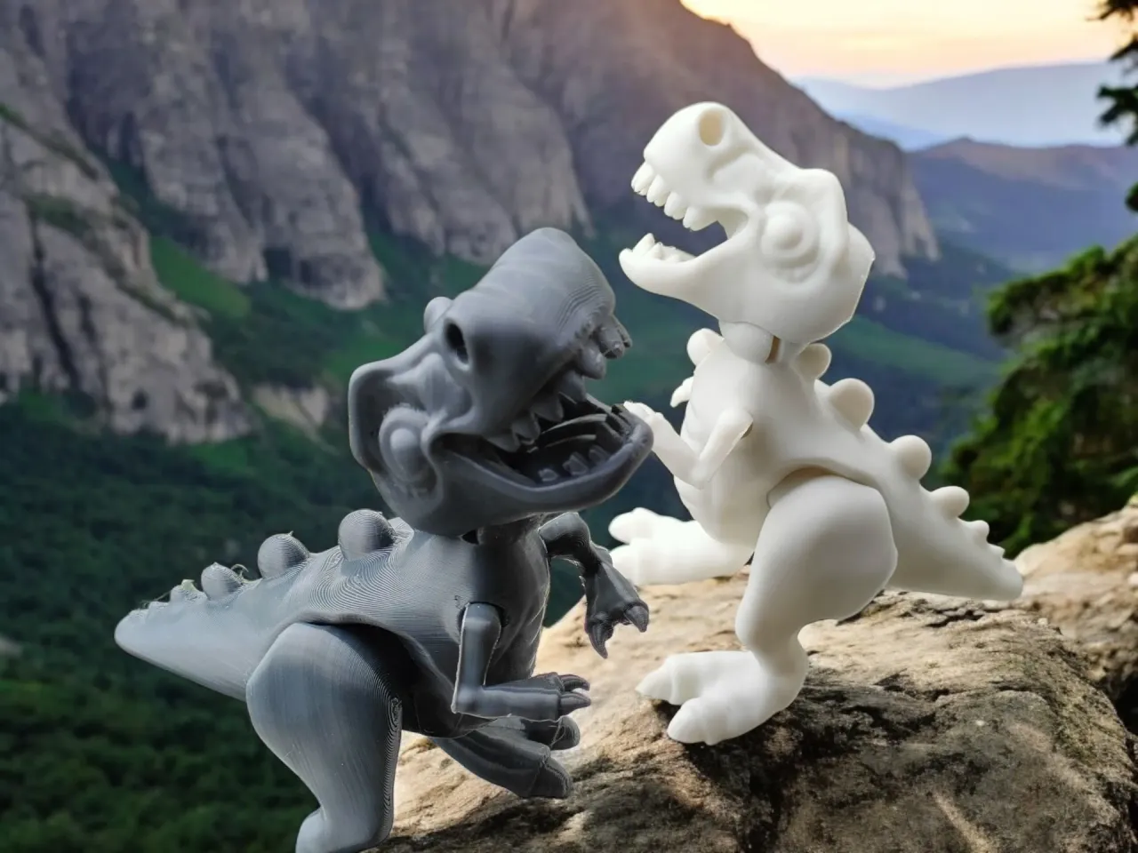 Happy T-Rex by TomczukCustoms | Download free STL model | Printables.com