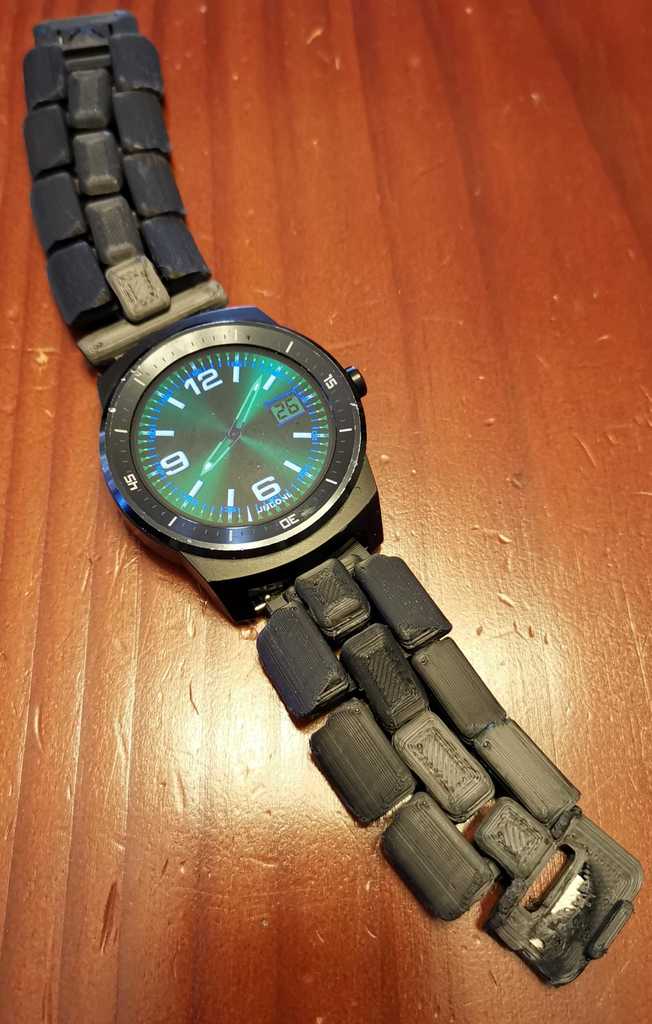 Articulated watch strap v3 by richmitch | Download free STL model ...
