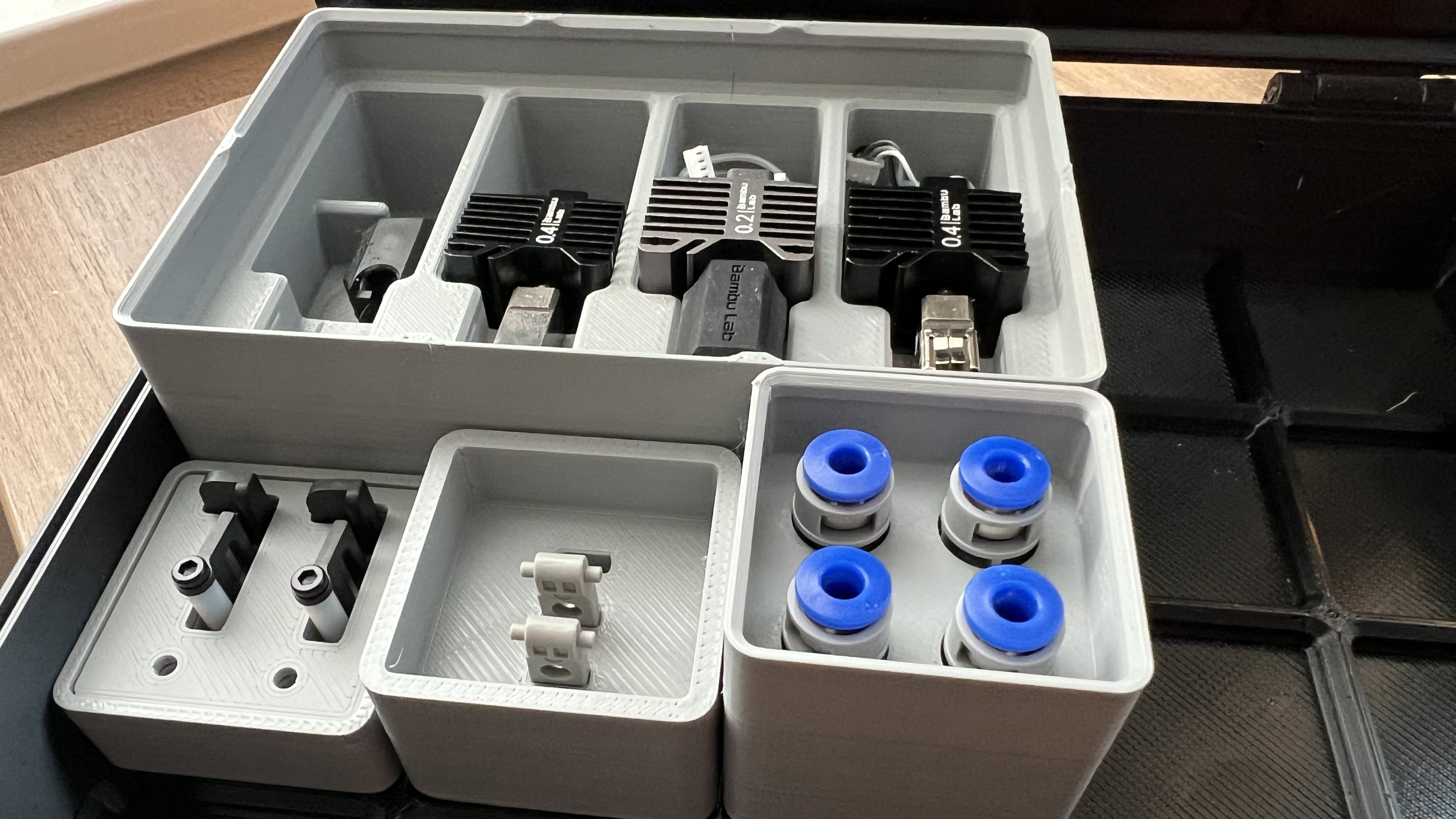 Gridfinity PTFE tube connector organizer by Peter Hall | Download free ...