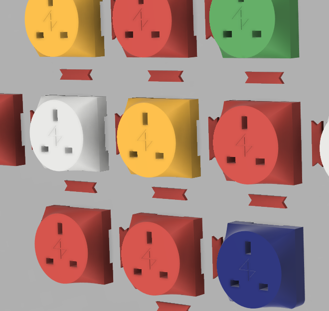 UK Plug Holders by Lukee_01 | Download free STL model | Printables.com
