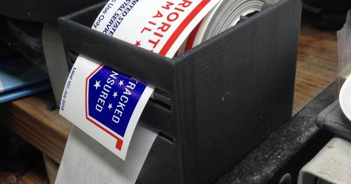 Dispenser for Priority Mail Roll Labels. by tmorris9 | Download free ...