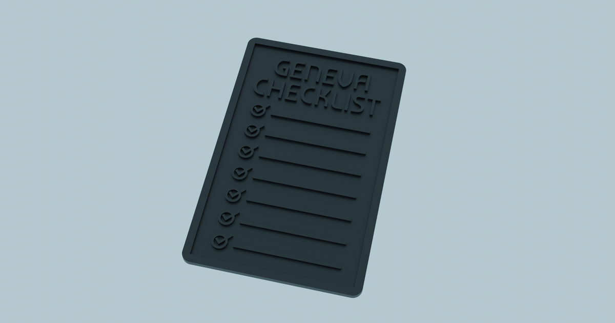 Geneva checklist card von Nox | Kostenloses STL-Modell herunterladen ...