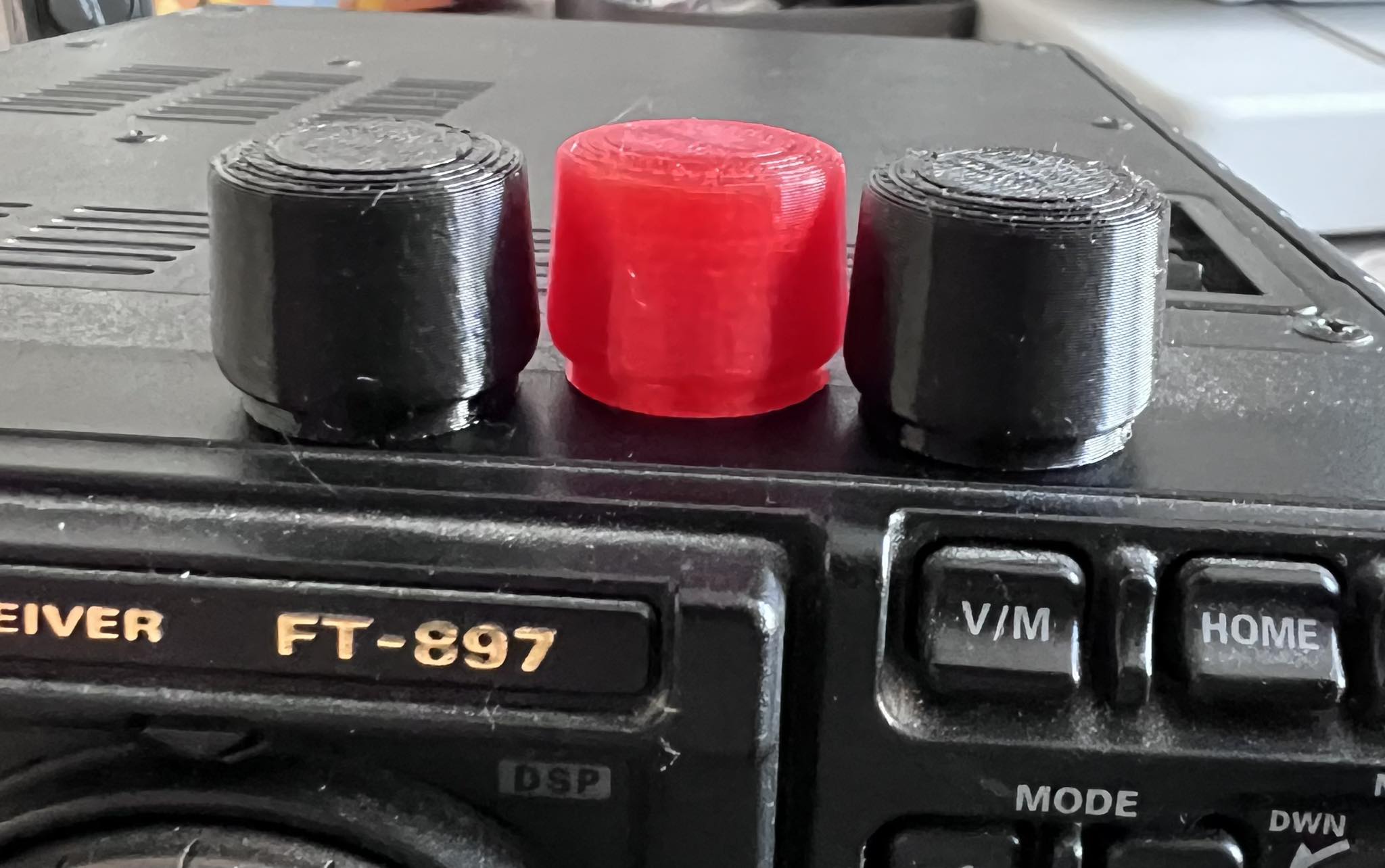 Yaesu FT-7800 Dial knob cap by worwi | Download free STL model | Printables.com