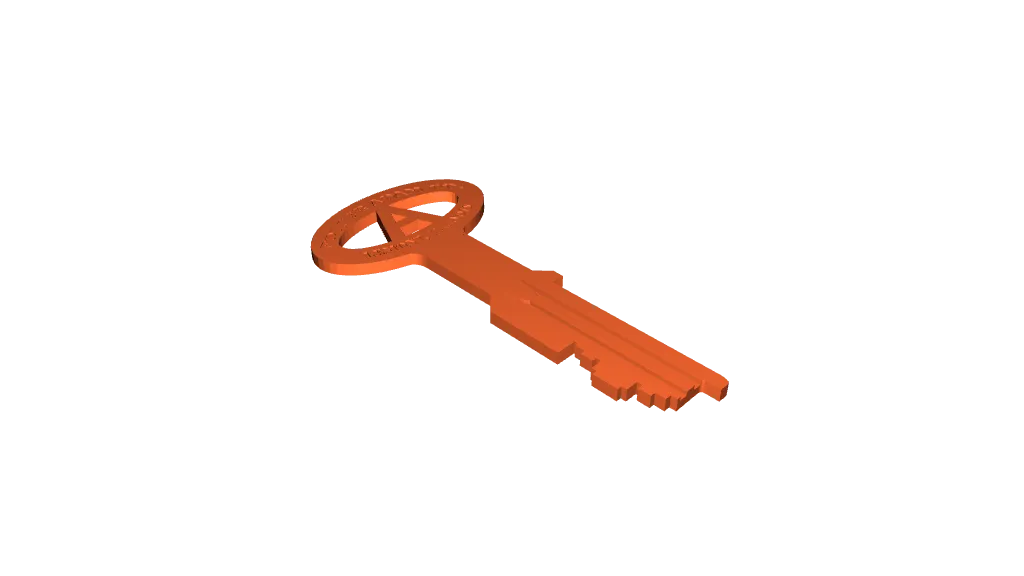 Folger Adam Prison Jail Key Replica by PrinterMcgee | Download free STL ...