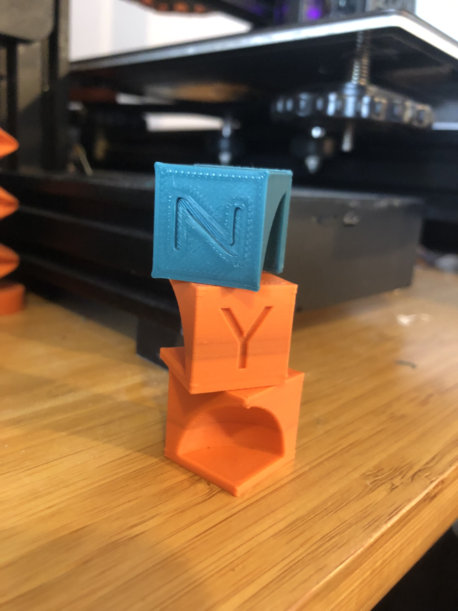XYZ Overhang test cube by LayerByLayer | Download free STL model ...