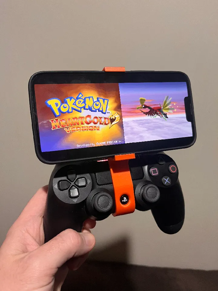 PS4 controller iPhone 13 Pro Max holder/mount by Thegeniusmoose | Download free STL model ...