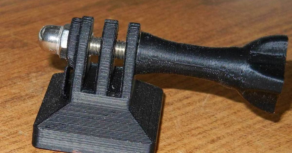 Gopro Tripod Mount By Tmorris9 Download Free Stl Model