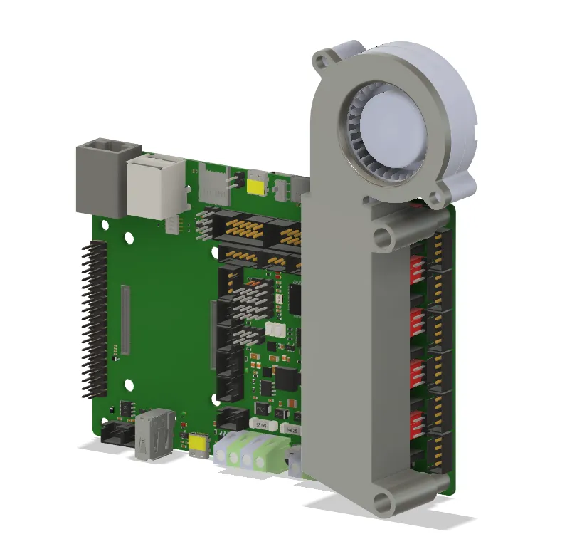 Manta M5P Stepper Cooler Fan by demitrix | Download free STL model ...