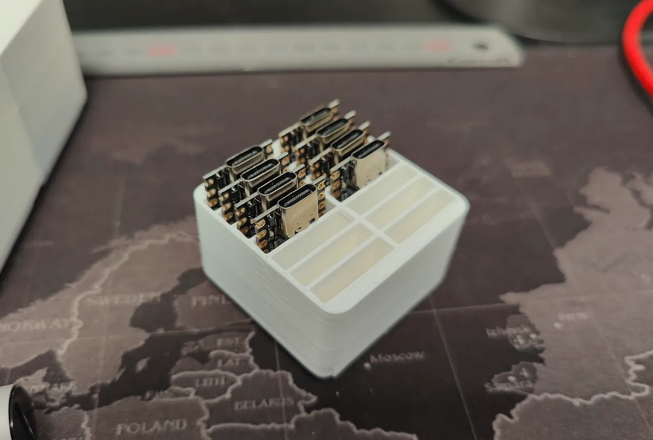 Gridfinity ESP32 C3 supermini holder by mazzly | Download free STL model | Printables.com