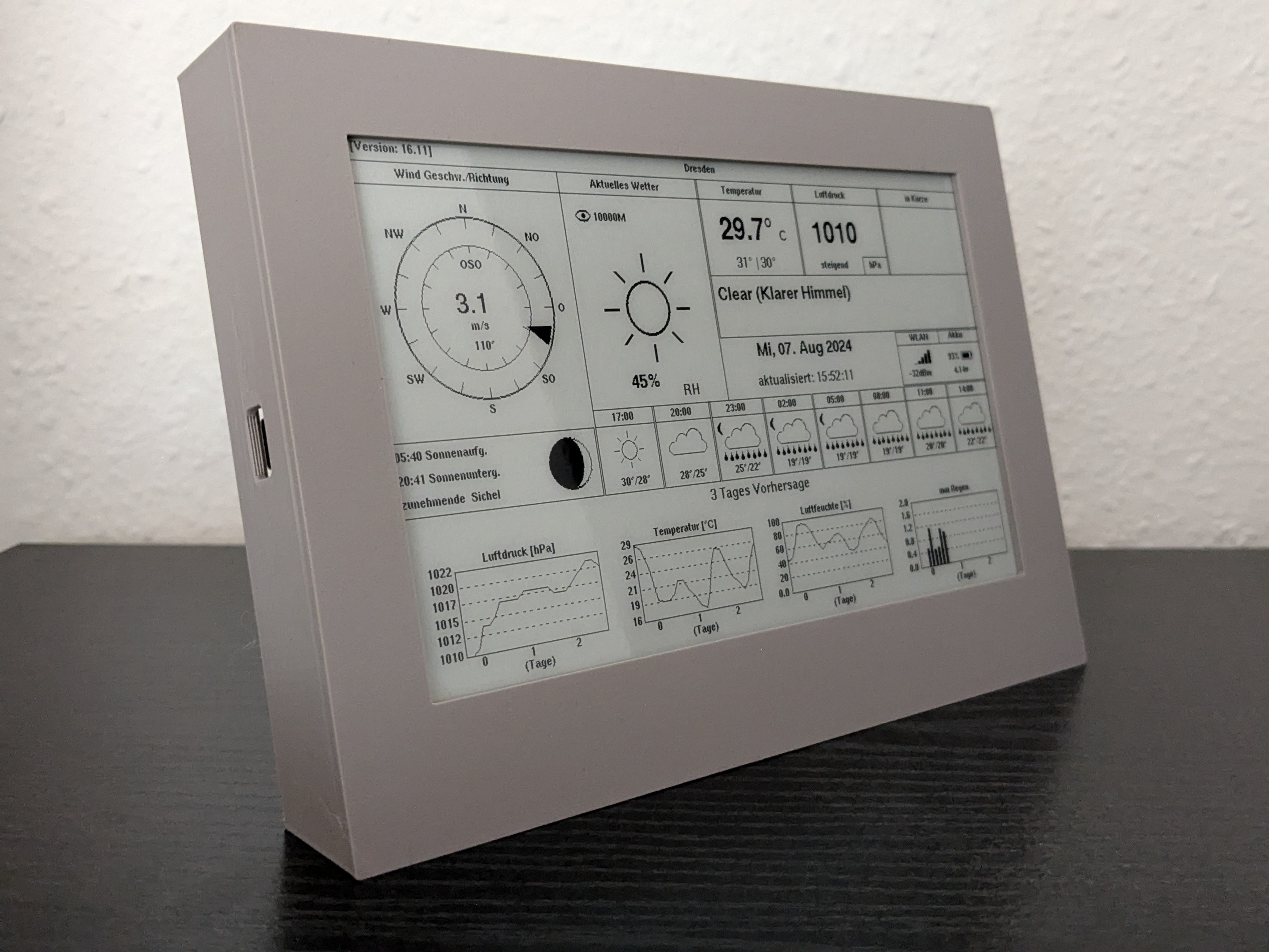 Waveshare 7.5 inch ePaper case for DFRobot Firebeetle by uli_2035 ...