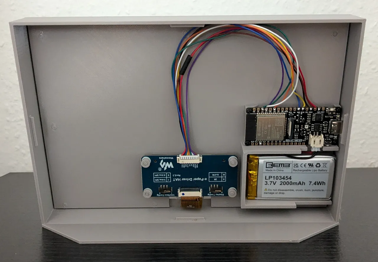 Waveshare 7.5 inch ePaper case for DFRobot Firebeetle by uli_2035 ...