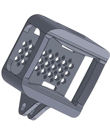 Shaks DJI Action 2 Gopro mount tbs nd filter by shaks | Download free STL model | Printables.com