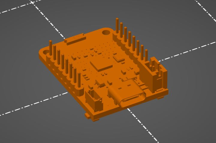 LaskaKit ESP32-C3-LPKit v2.1/3.x by LaskaKit | Download free STL model | Printables.com