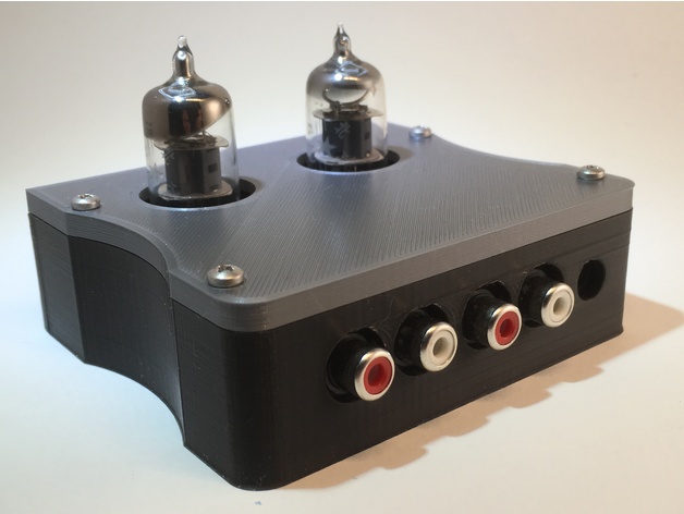 6j1 Tube Preamp Housing by KVEL | Download free STL model | Printables.com