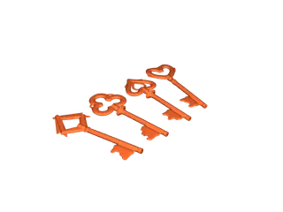 Card Suit Keys by Phoenix | Download free STL model | Printables.com