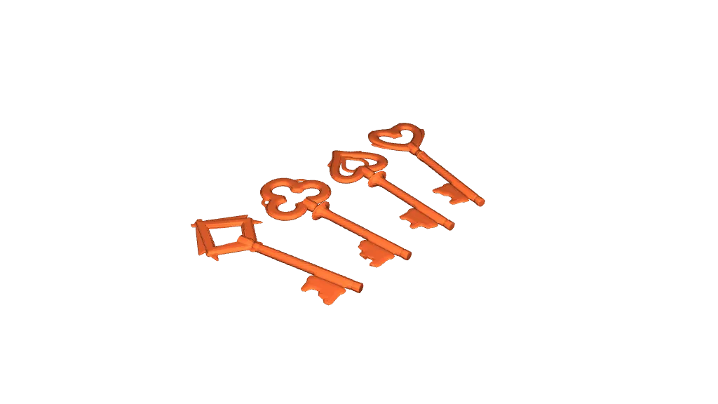 Card Suit Keys by Phoenix | Download free STL model | Printables.com