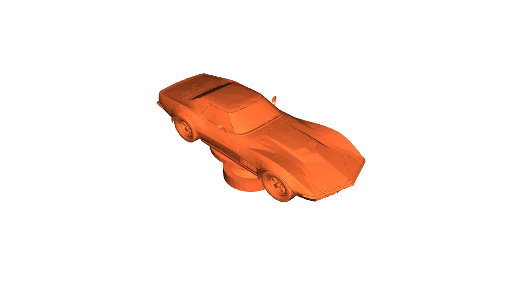 corvette croc charm by colwynator | Download free STL model ...