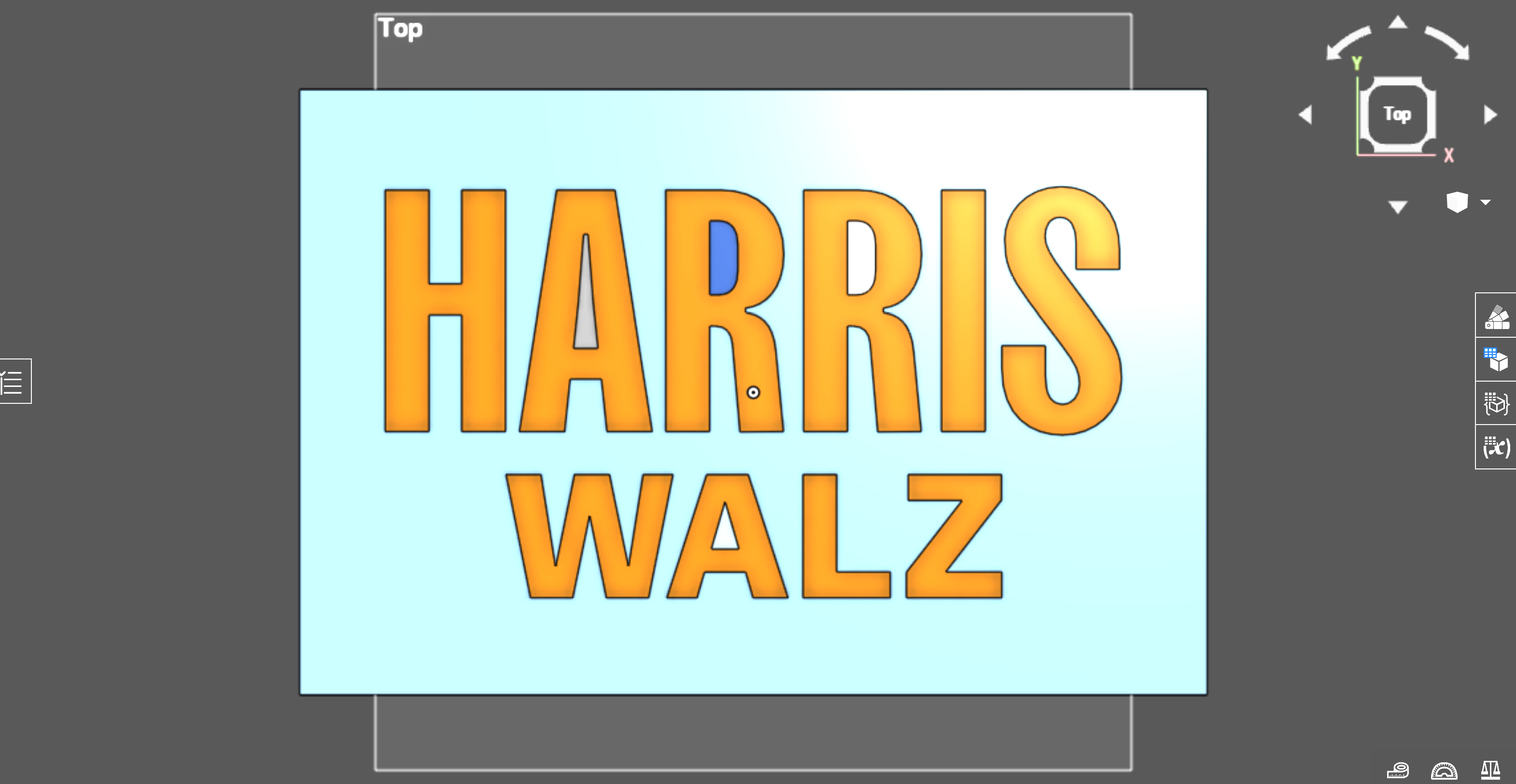 Harris - Walz campaign sign / placard / display by Big Nubbins ...