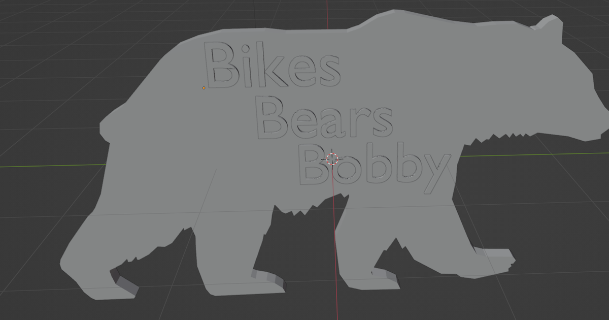 Bear for Bobby by moon-shyn-god | Download free STL model | Printables.com