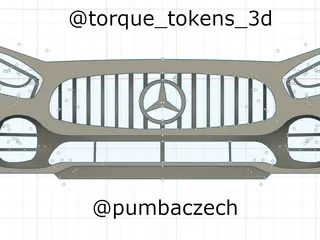 Mercedes Benz AMG GT Keychain by pumba czech | Download free STL model ...