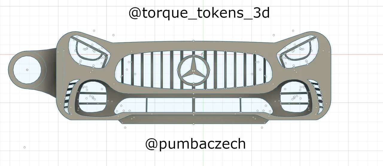 Mercedes Benz AMG GT Keychain by pumba czech | Download free STL model ...