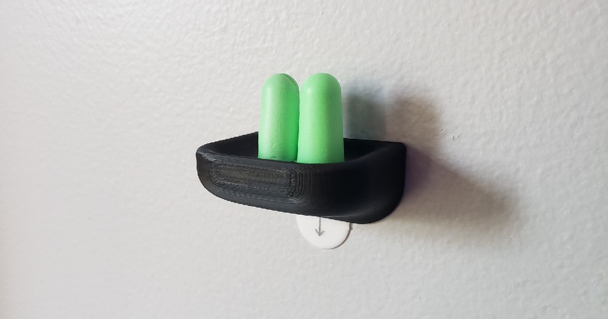 The Earplug Shelf - A Place For Your Plugs To Chill by Practical 3D ...