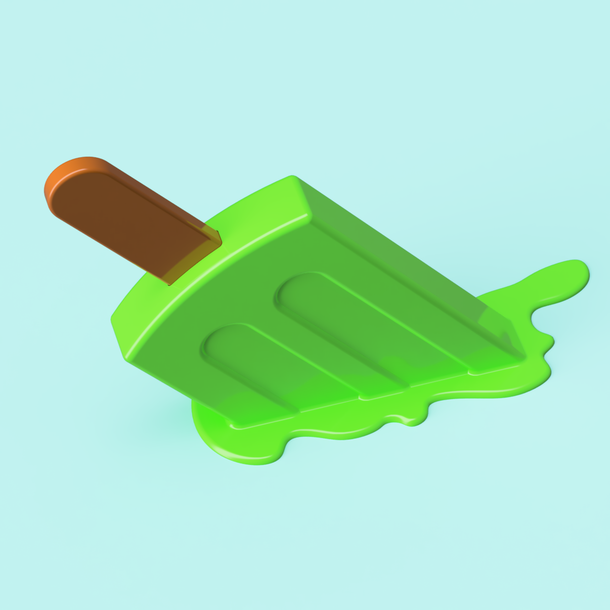 Melted Ice Cream Popsicle por Form 3D | Descargar modelo STL gratuito ...