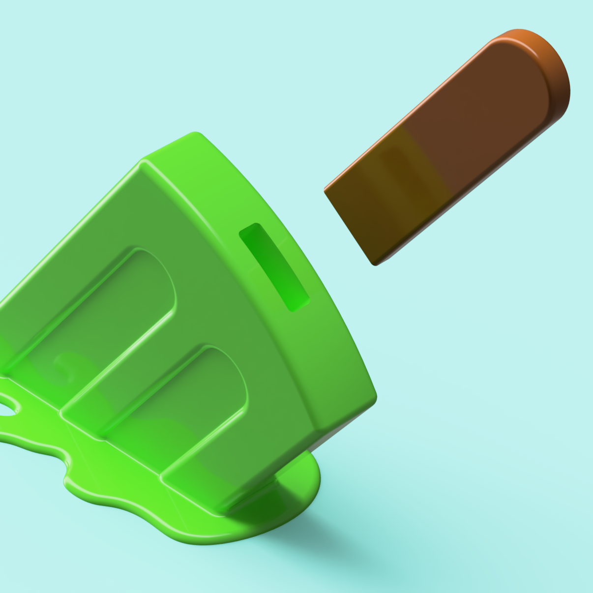 Melted Ice Cream Popsicle por Form 3D | Descargar modelo STL gratuito ...