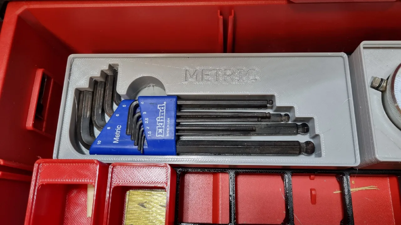 Gridfinity holder for EKLIND 13609 Ball-Hex-L Set by A. Gonz. | Download free STL model ...