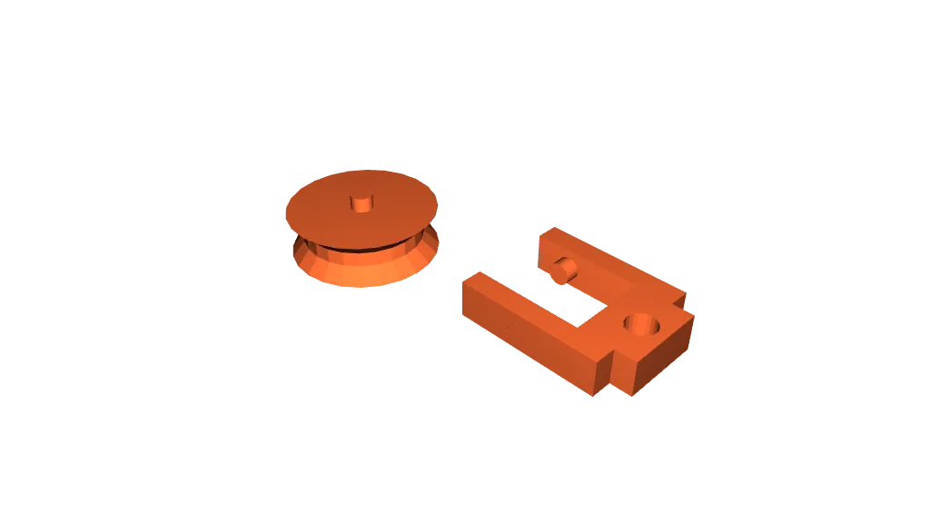 Pulley-Filament-Guide by Hanboli | Download free STL model | Printables.com