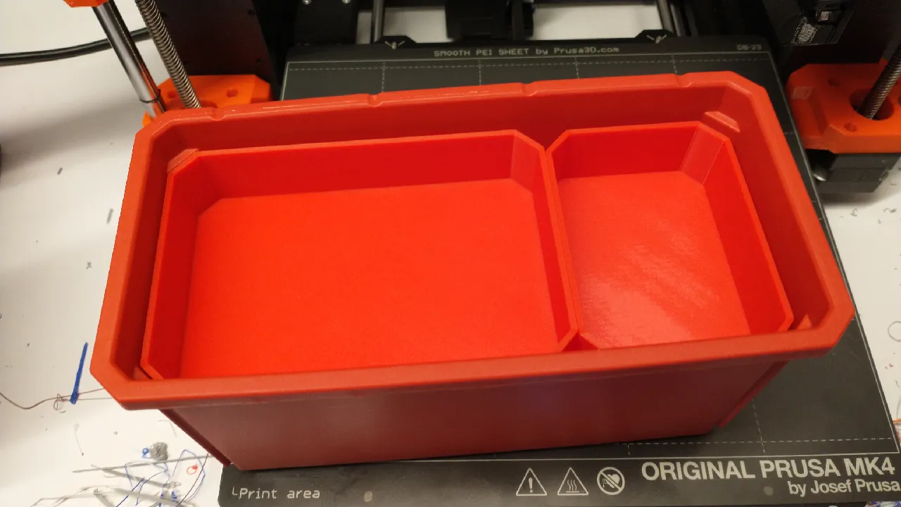 Milwaukee Packout 8 inch Container 2/3 size 1/3 height bin by Kloeless ...