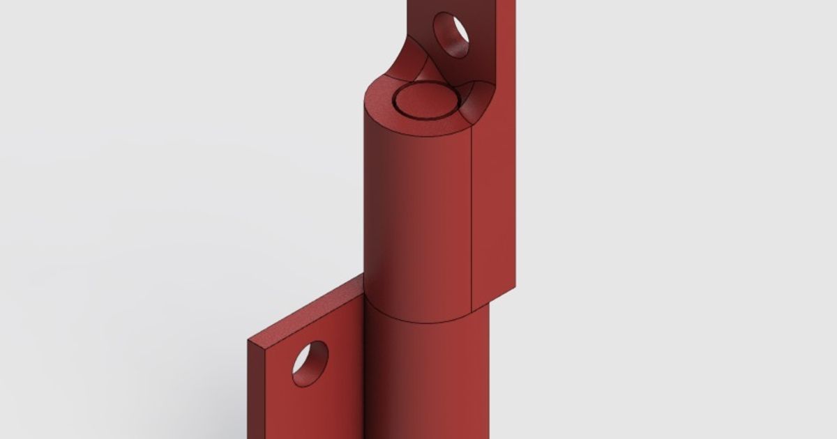 Removable Right Angle Hinge by Rhoboto | Download free STL model ...
