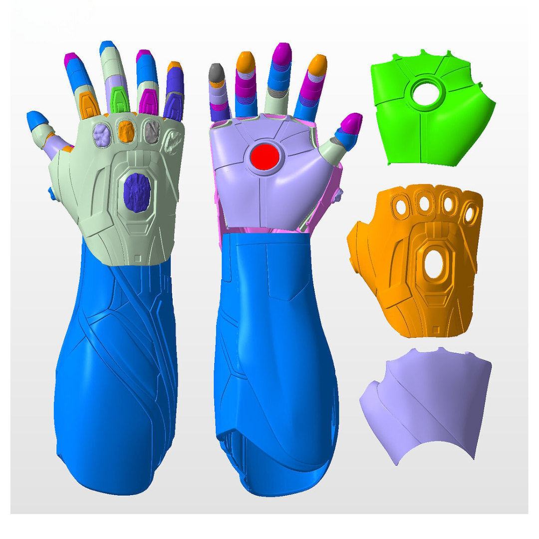 Infinity Gauntlet Model for 3D Printing por Sascha | Descargar modelo ...